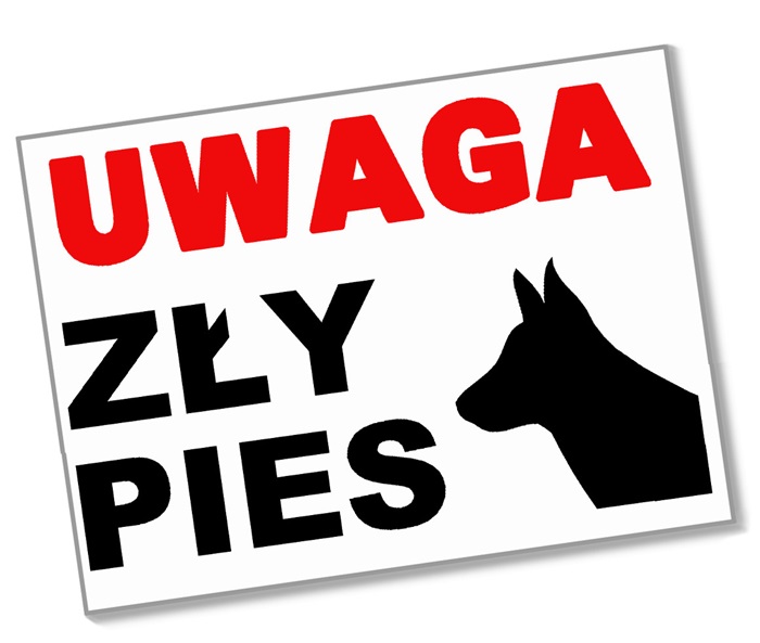 TABLICZKA UWAGA ZŁY PIES tablica ostrzegawcza 12699276247 - Allegro.pl TABLICZKA UWAGA ZŁY PIES tablica ostrzegawcza 12699276247 - Allegro.pl