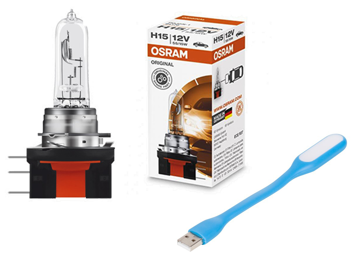 Osram H15 15/55W Original Line + Lampka USB 4008321218391 za 79.99PLN z ...