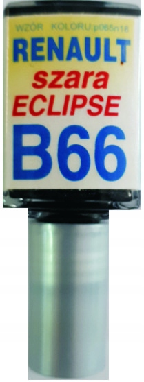 Zaprawka do rys 10ml RENAULT DACIA B66 SZARY ECLIPSE 5906379506417 za 17.90PLN z Kraków ...