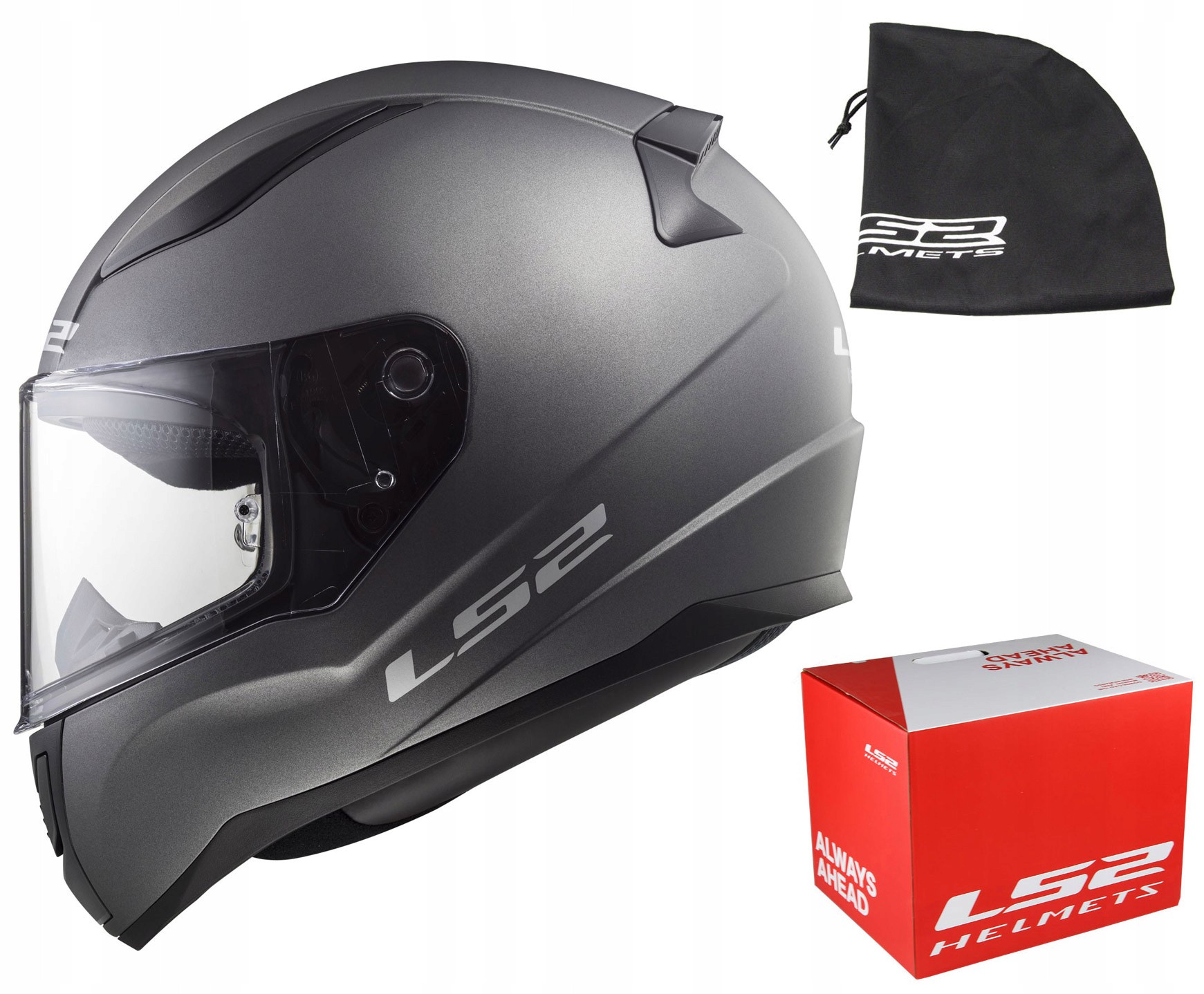 KASK LS2 FF353 RAPID SOLID TITANIUM MATT M 6934432833261 za 378.45PLN z ...