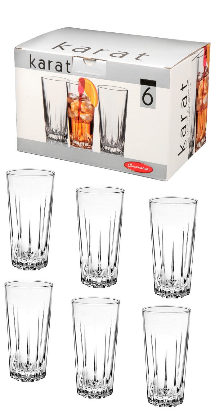 SZKLANKI WYSOKIE KARAT 330ML 6SZT PASABAHCE (52888) • Cena, Opinie ... SZKLANKI WYSOKIE KARAT 330ML 6SZT PASABAHCE (52888) • Cena, Opinie ...