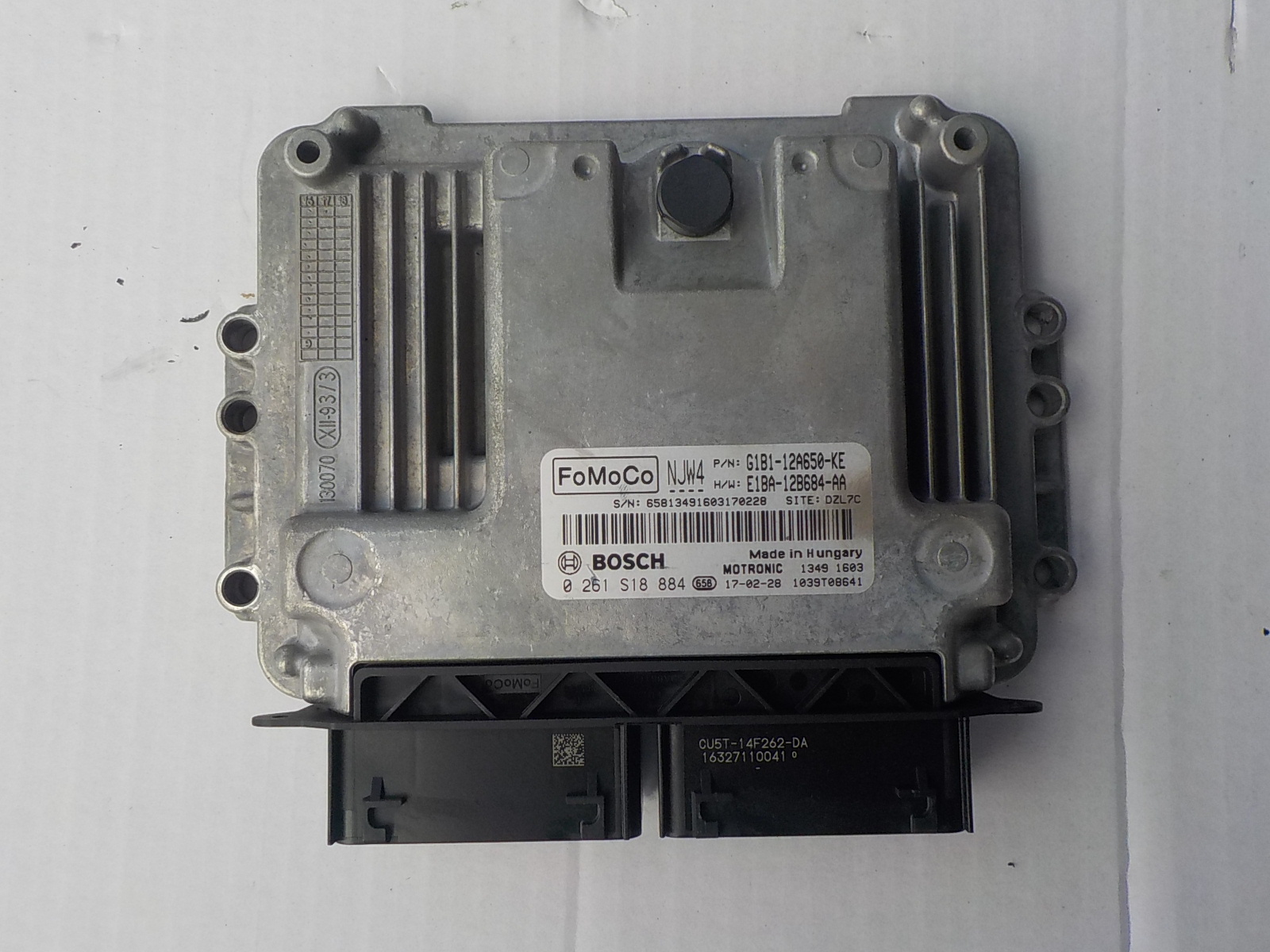 FORD FIESTA MK7 computer g1b1-12a650-ke 1.0 eb S27008031302 (READ ...