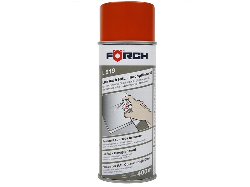 FORCH L219 RAL 2001 POŁYSK spray 400ml WYS. JAKOŚĆ 4028203001484 za 37 ...
