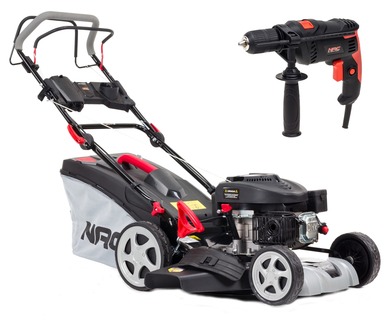 NAC LS51-173 KOSIARKA SPALINOWA Z NAPĘDEM 5KM 5w1 - 7222287779 - oficjalne archiwum allegro