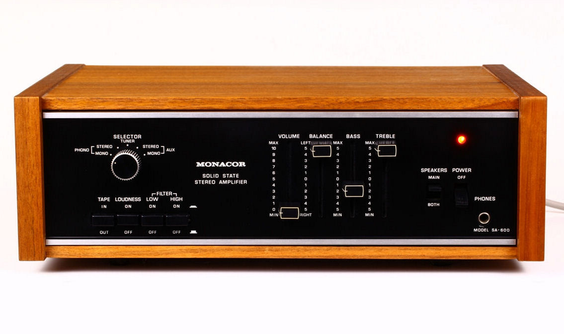 MONACOR SA 600 SOLID STATE STEREO AMPLIFIER NOWY!! - 7204673193 ...