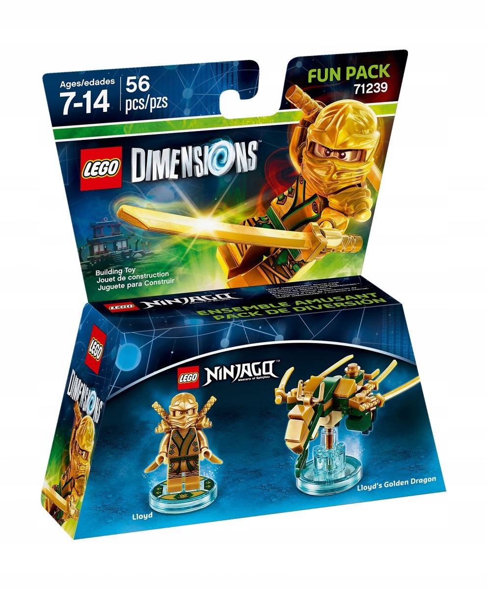 LEGO DIMENSIONS FUN PACK ZŁOTY LLOYD 71239 - 7610941195 - oficjalne ...
