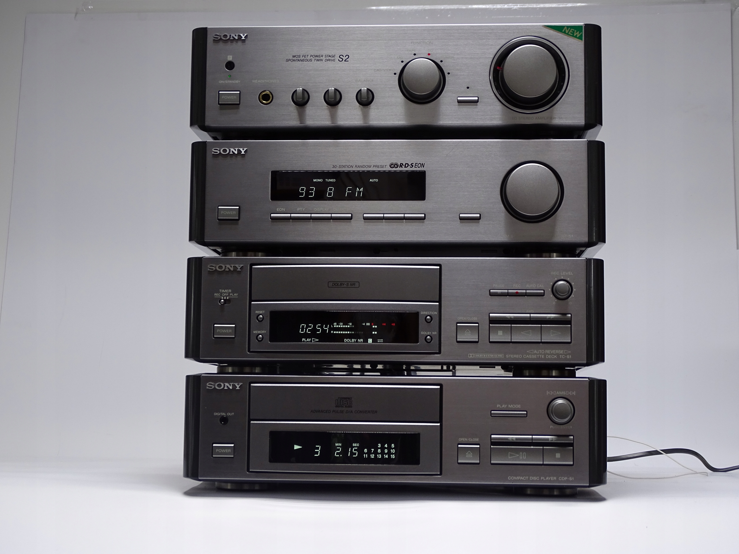 SONY TA-S2 ST-S1 TC-S1 CDP-S1 STAN BDB LICYTACJA - 7465661425 ...