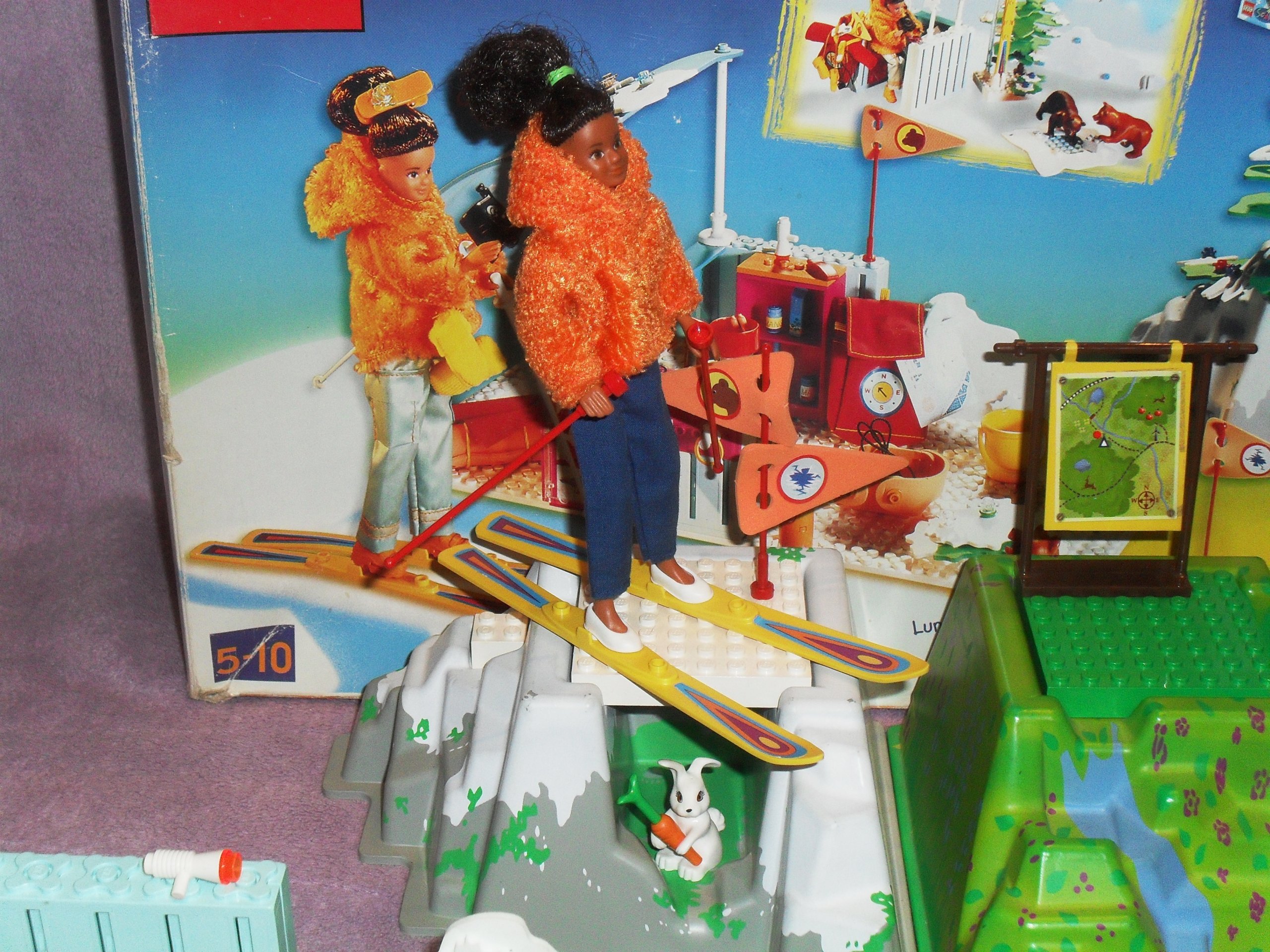 LEGO SCALA biwak konny Lalka 14cm Koń 19cm - 7464640111 - oficjalne ...