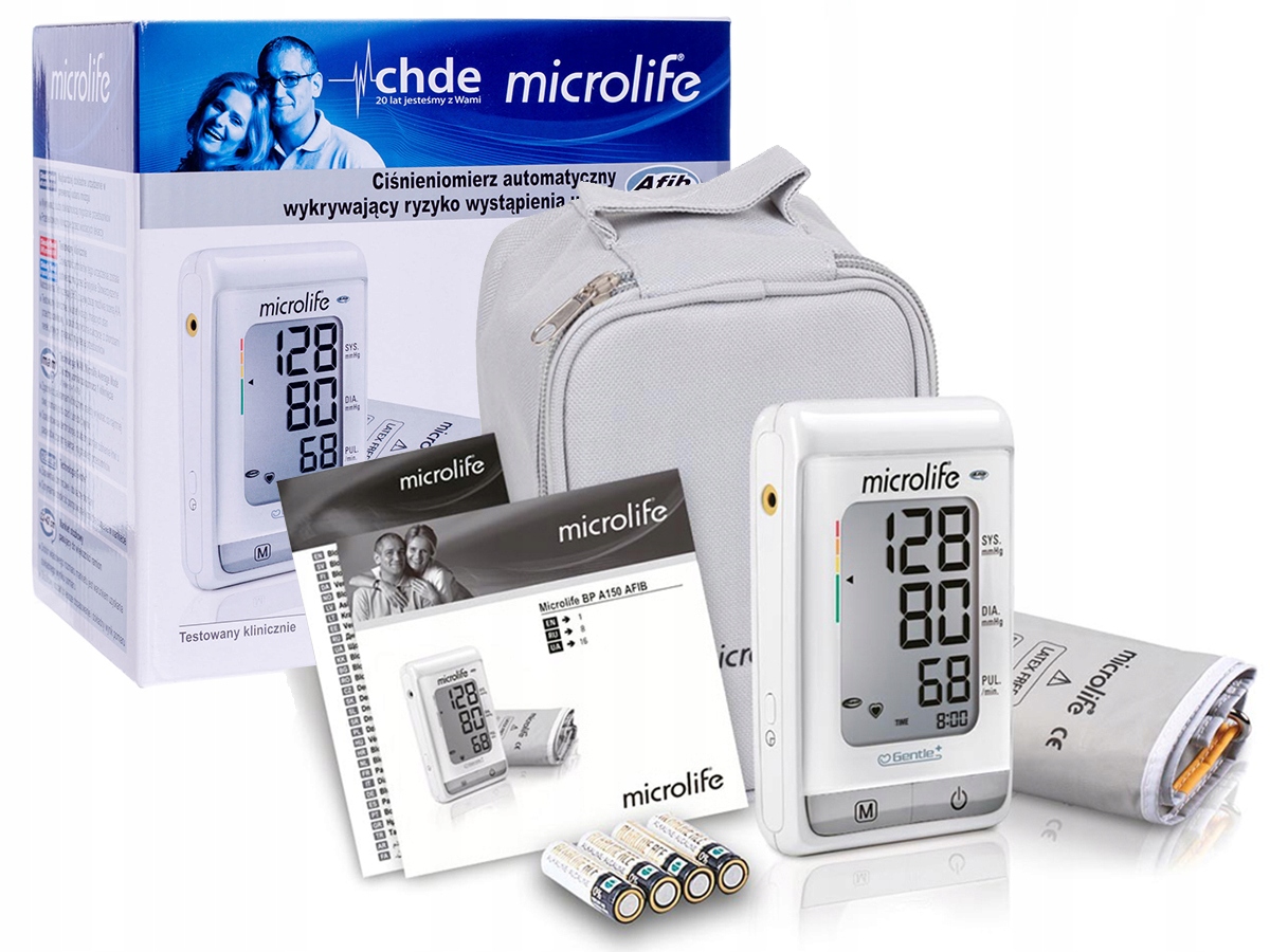 Microlife Ciśnieniomierz BP A150 AFIB naramienny - 7507557092 ...