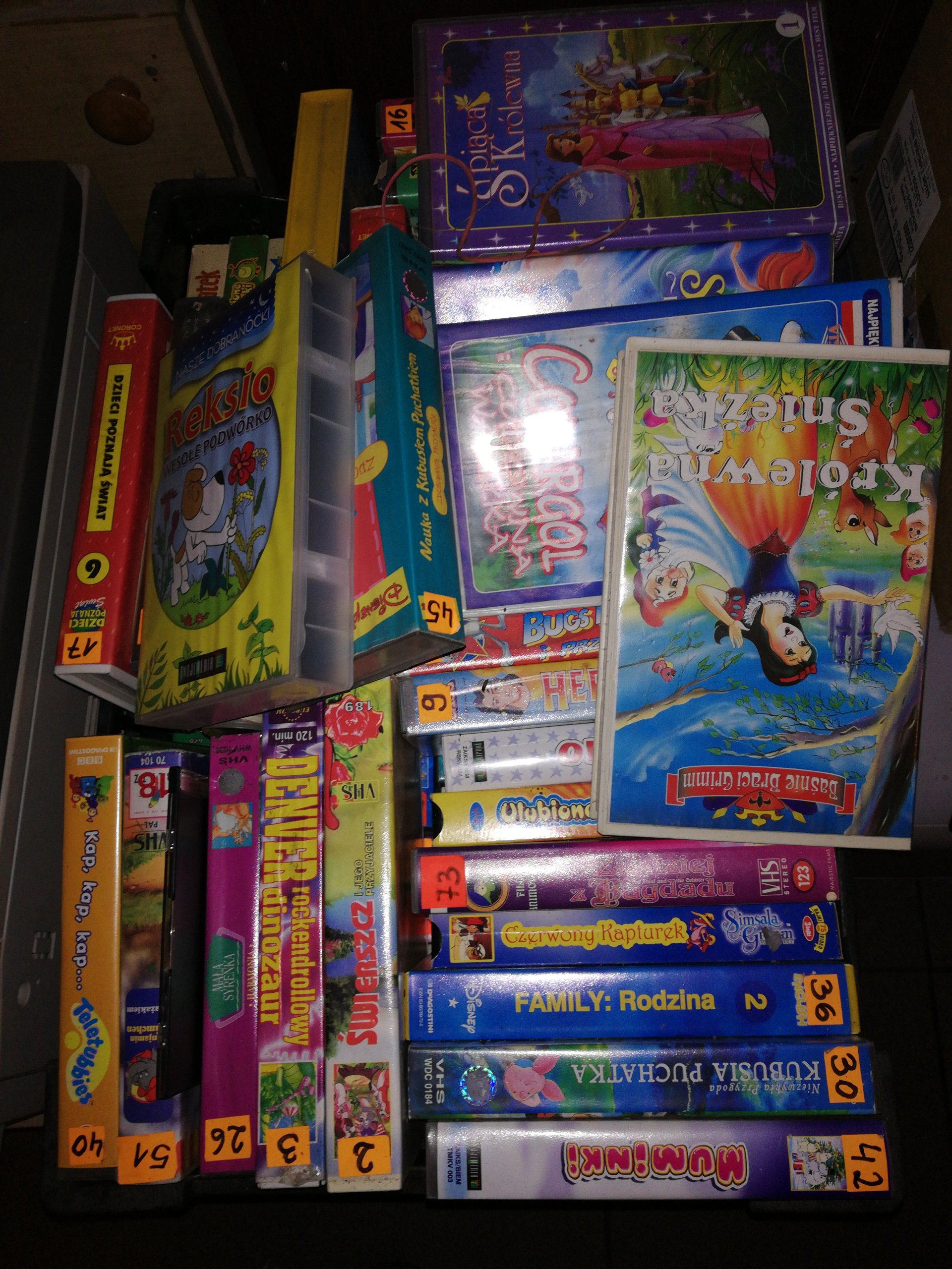 Bajki na kasetach vhs - 7106300903 - oficjalne archiwum allegro