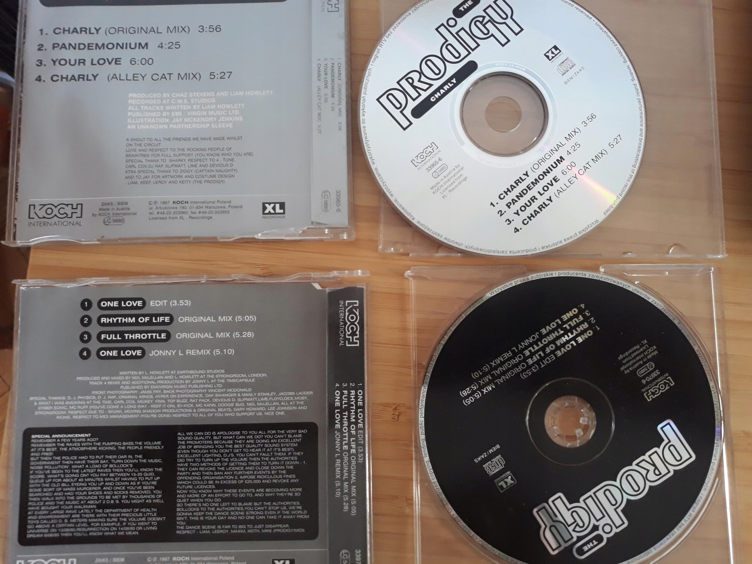 The Prodigy 4 single CD - 7467923148 - oficjalne archiwum allegro