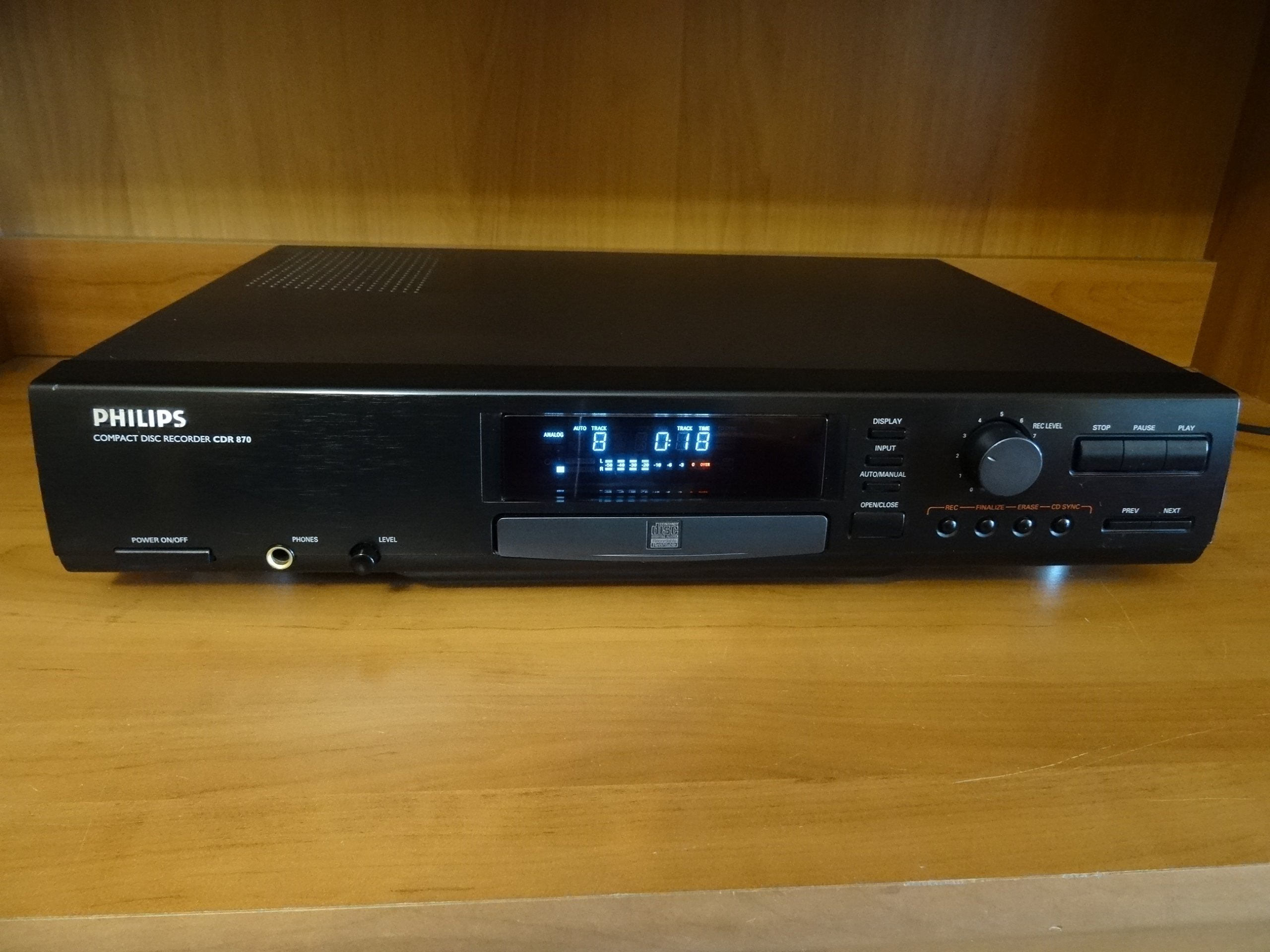 Nagrywarka CD Philips CDR 870 - 7252035467 - oficjalne archiwum allegro
