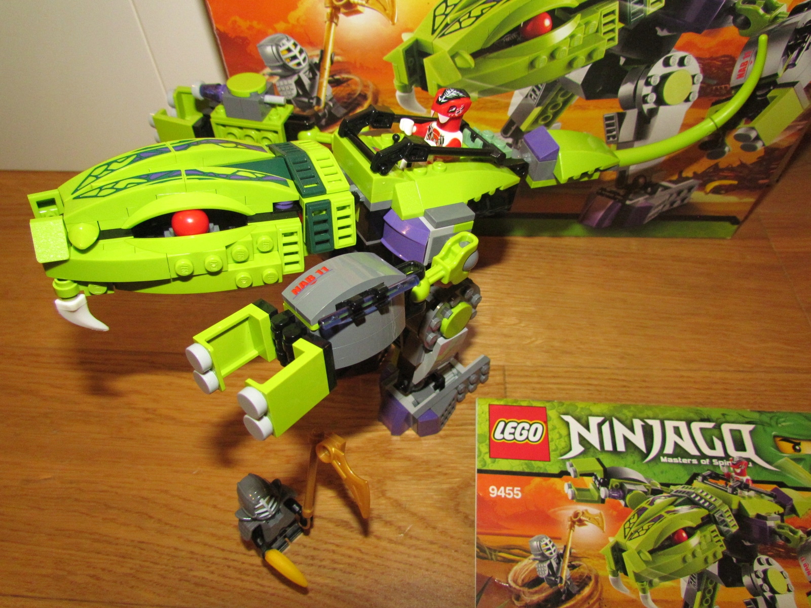 LEGO 9455 Ninjago Fangpyre Mech kompletny - 7674132221 - oficjalne ...