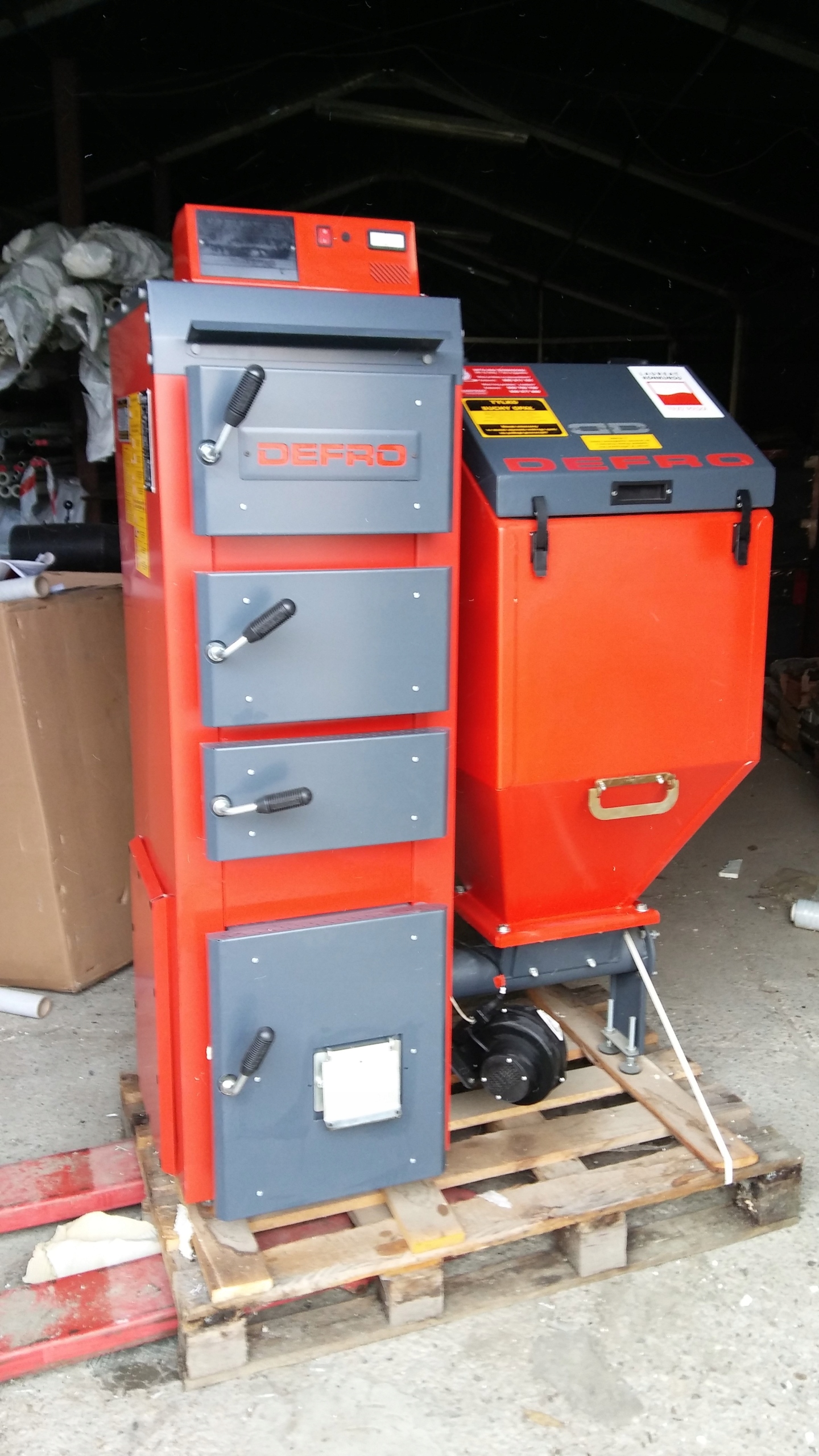 Piec Defro DUO 15 kW - 7540935790 - oficjalne archiwum allegro