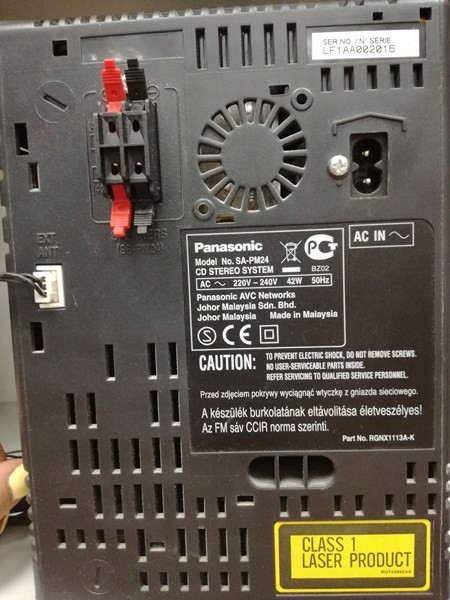 MINI WIEŻA PANASONIC SA-PM24 - 7409871782 - oficjalne archiwum Allegro