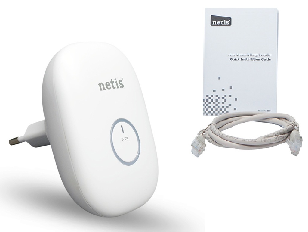 Wzmacniacz sygnału WiFi REPEATER Netis E1 Biały - 6997368934 ...