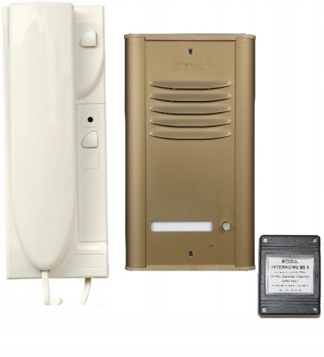 CYFRAL Domofon C-1 1-rodzinny interkom 2x unifon - 6882738324 ...