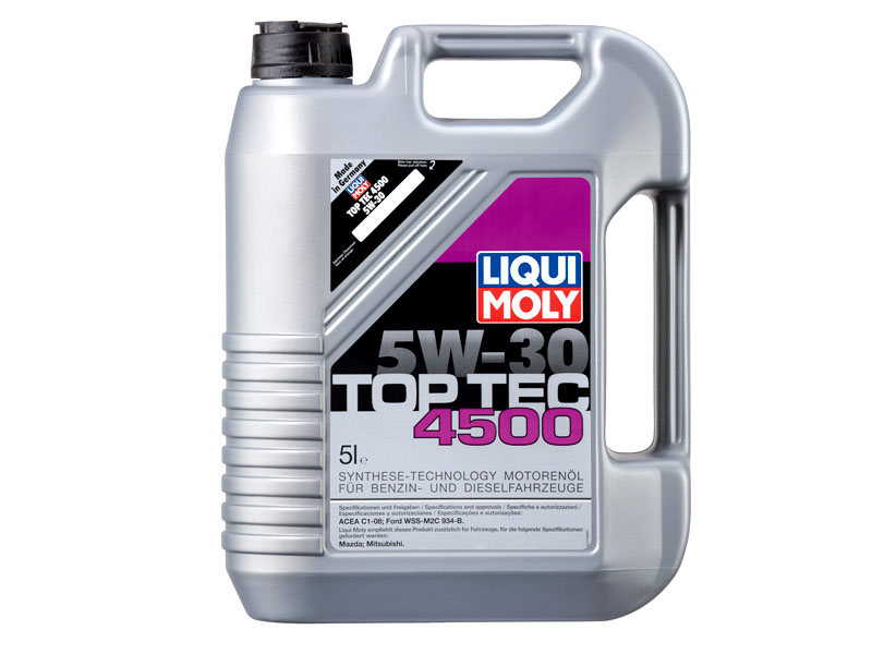 Liqui Moly 2318 Top Tec 4500 5W30 5L WSS-M2C 934-B - 7612721388 ...