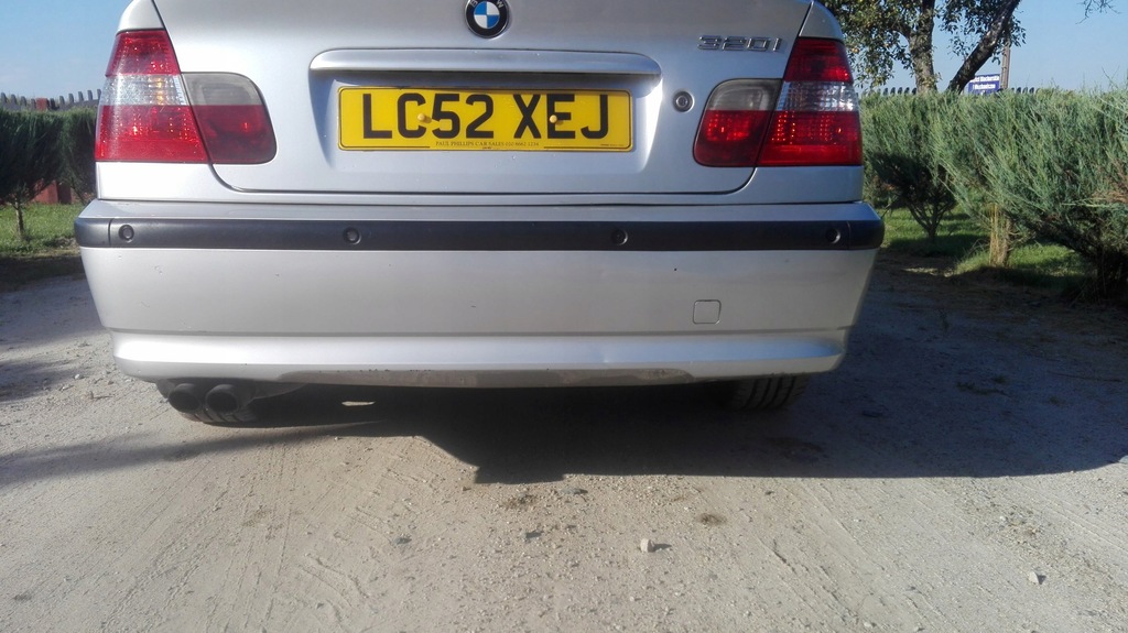 BMW E46 Sedan LIFT Zderzak ty kpl. PDC TITANSILBER - 6403656133 - oficjalne archiwum Allegro