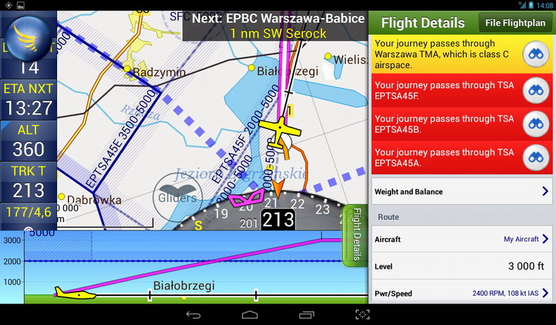Nawigacja lotnicza SkyDemon na tablety i smartfony - 7163252456 ...