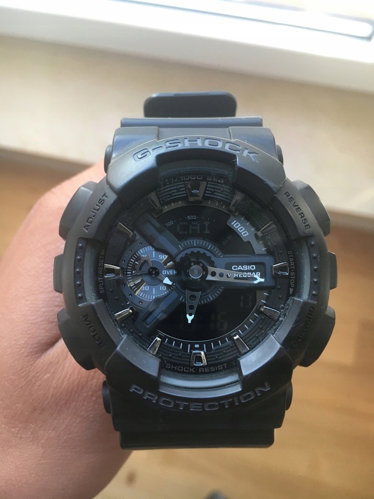 Zegarek CASIO G-SHOCK GA-110 1BER Stan Idealny - 7441020155 - oficjalne archiwum Allegro