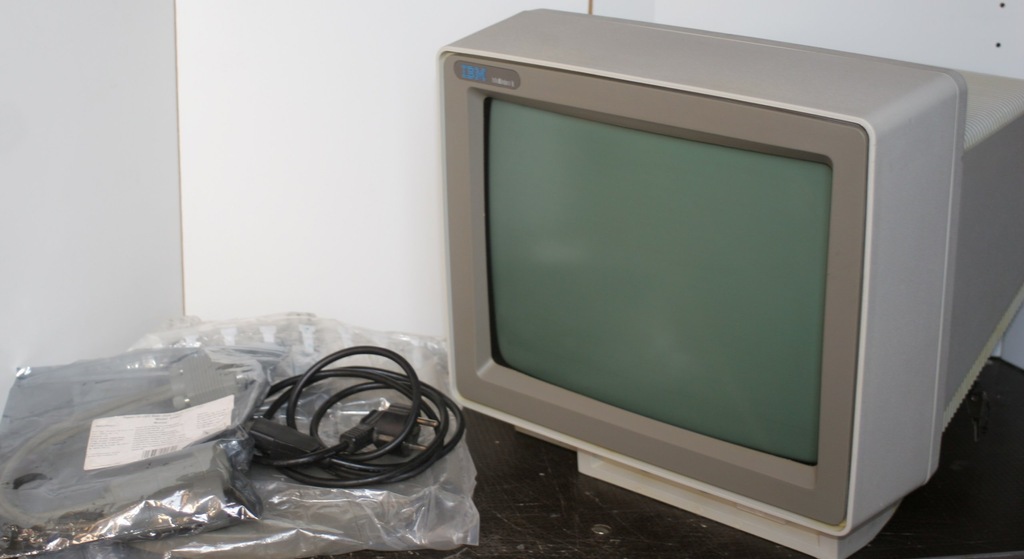 RETRO IBM 3486 GREEN CRT TWINAX TERMINAL / SPRAWNY - 7411437441 ... RETRO IBM 3486 GREEN CRT TWINAX TERMINAL / SPRAWNY - 7411437441 ...