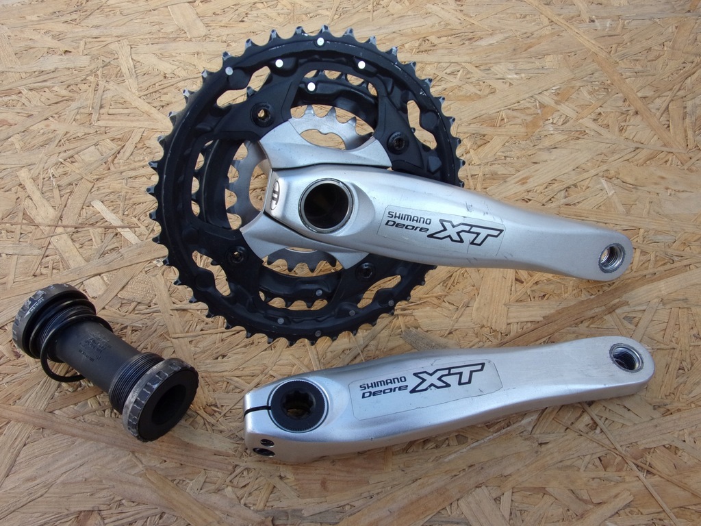 Shimano Deore XT FC-M760 44/32/22T 175mm Bdb Stan! - 7767213495 - oficjalne archiwum Allegro