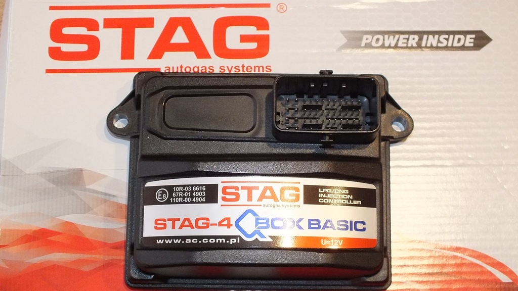 Stag Qbox Basic komplet elektronika 4cyl-AGC Z-cie - 7175648783 - oficjalne archiwum Allegro