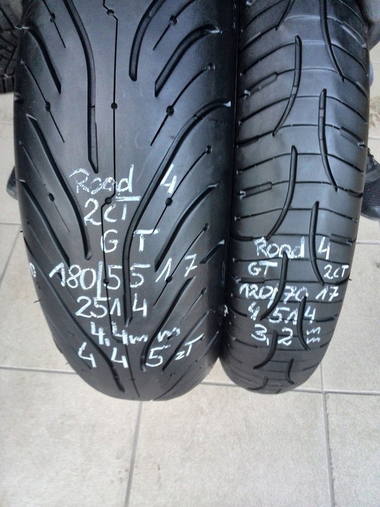 MICHELIN PILOT ROAD 4 2CT GT 180/55/17 120/70/17 - 7149705043 ...