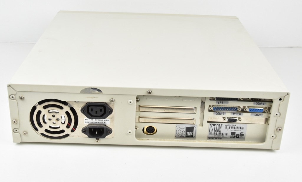 Stary komputer retro ES COM / ESCOM es433v170/4 - 7757523199 ...