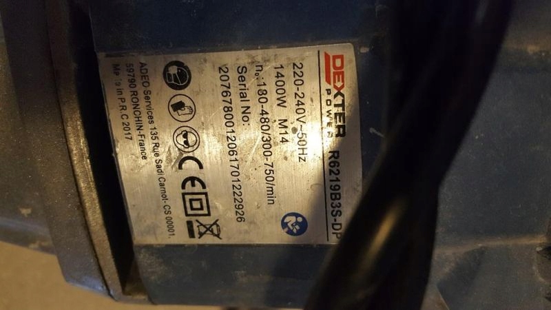 MIESZADŁO DO ZAPRAWY DEXTER R6219B3S-DP 1400W - 7758121830 - oficjalne ...