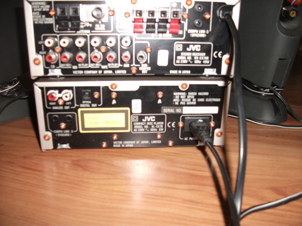 amplituner JVC RX-EX70R z pilot i odtw. XL-EX70 - 7632267435 ...