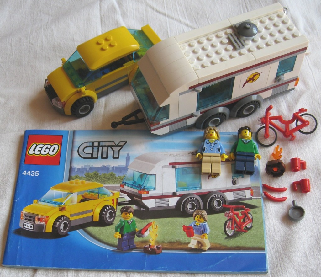 LEGO CITY 4435 SAMOCHÓD AUTO KEMPINGOWE KAMPER - 7286289909 - oficjalne ...