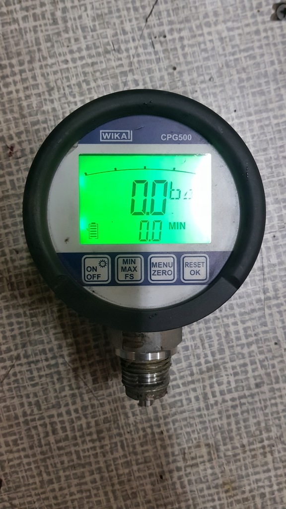 MANOMETR WIKA Elektroniczny CPG500 precyzyjny LED - 7637121261 ...