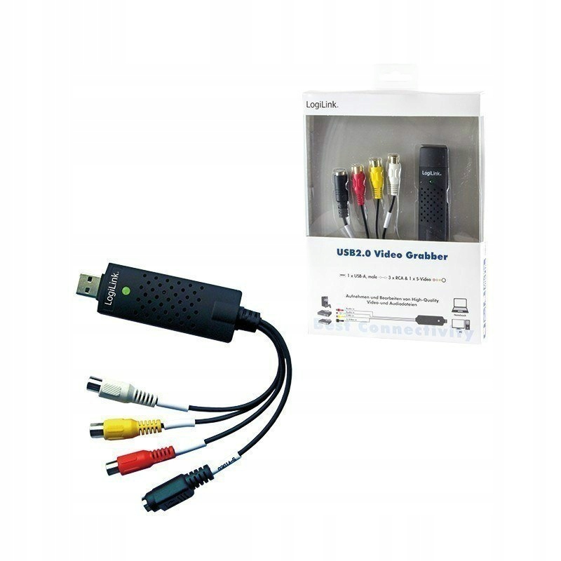 ZGRYWANIE Z VHS GRABBER VIDEO LogiLink WIN10 USB - 7299420041 ...