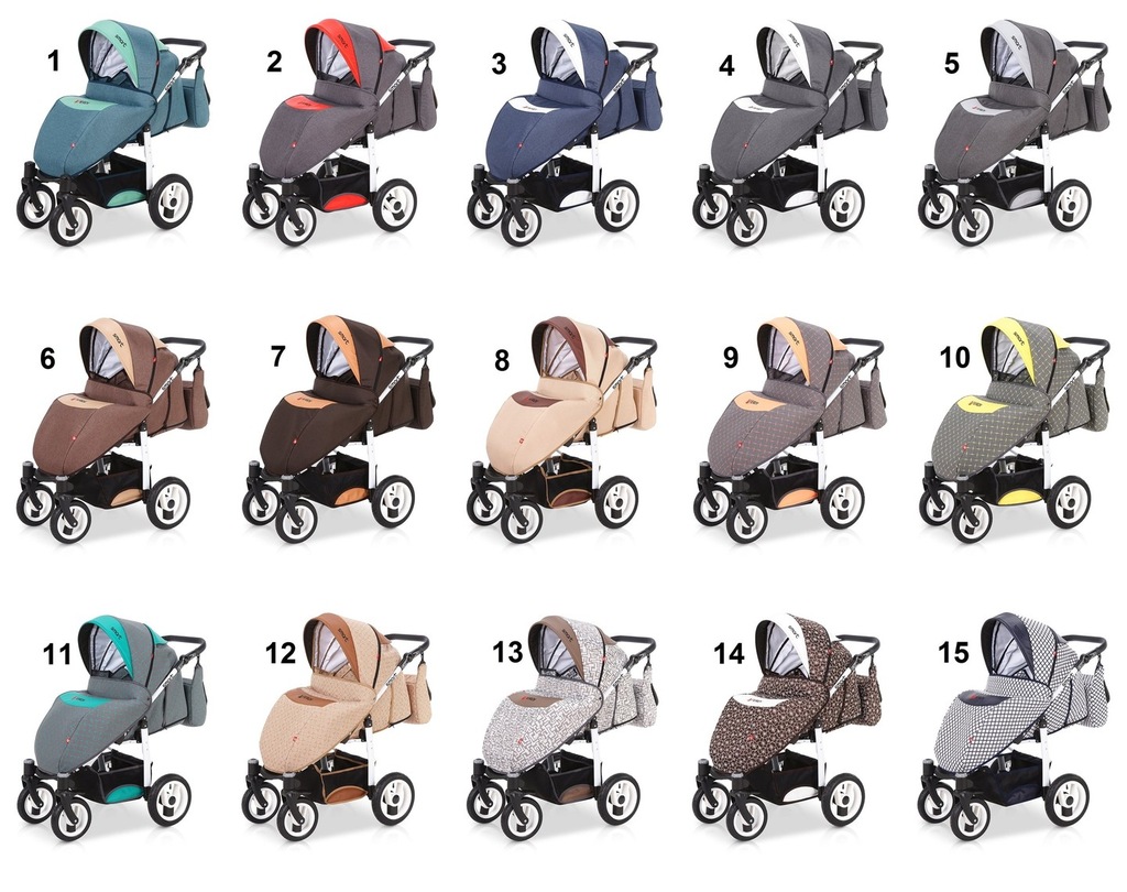 WÓZEK DZIECIĘCY SPAC. VERDI SMART + TORBA + FOLIA - 7627983965 ...