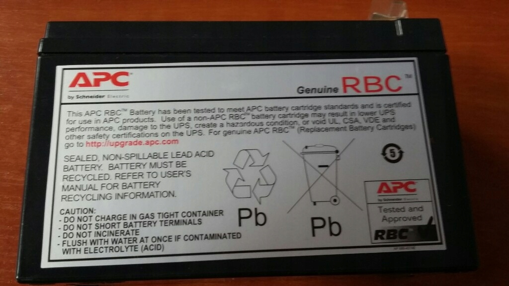 Akumulator APC RBC ORYGINALNY - 7444913205 - oficjalne archiwum Allegro