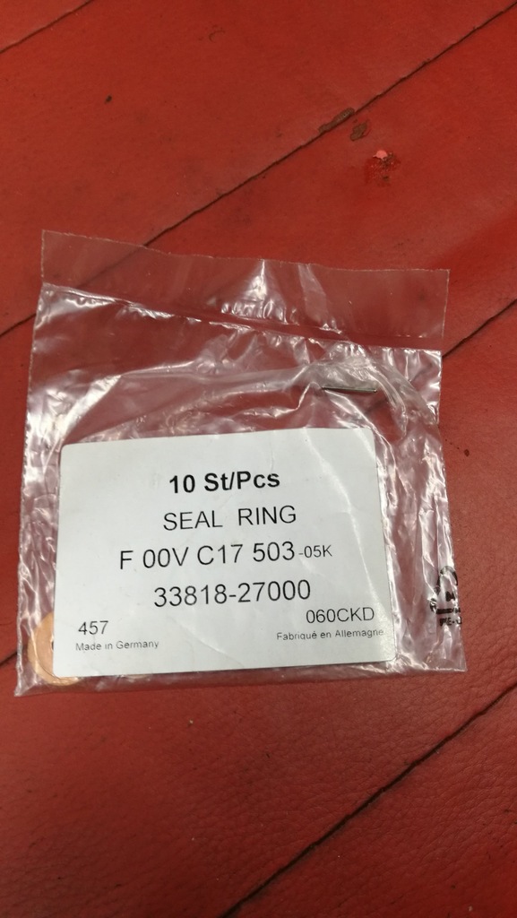 PODKŁADKA WTRYSKIWACZA CR 33818-27000 NOWE OE - 7127586578 - oficjalne ...