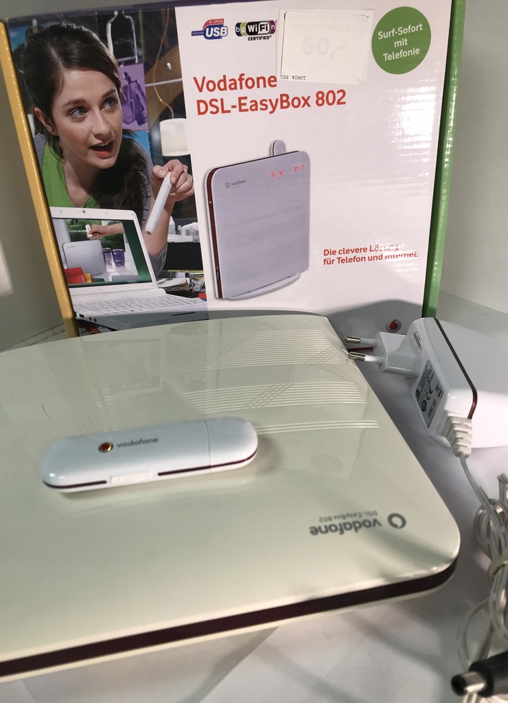 ROUTER VODAFONE DSL-EASYBOX 802 *OKAZJA!* - 7450247430 - oficjalne ...