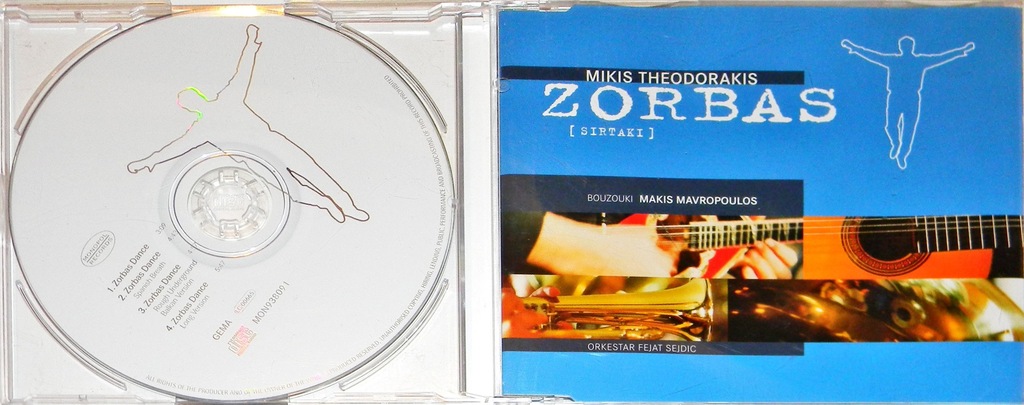 Mikis Theodorakis - Zorba's Dance 2001MAXI CD - 7404447545 - oficjalne ... Mikis Theodorakis - Zorba's Dance 2001MAXI CD - 7404447545 - oficjalne ...
