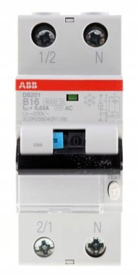Wyłącznik różnicowo-nadprądowy DS201 B10 ABB 2P - 6957914032 - oficjalne archiwum Allegro