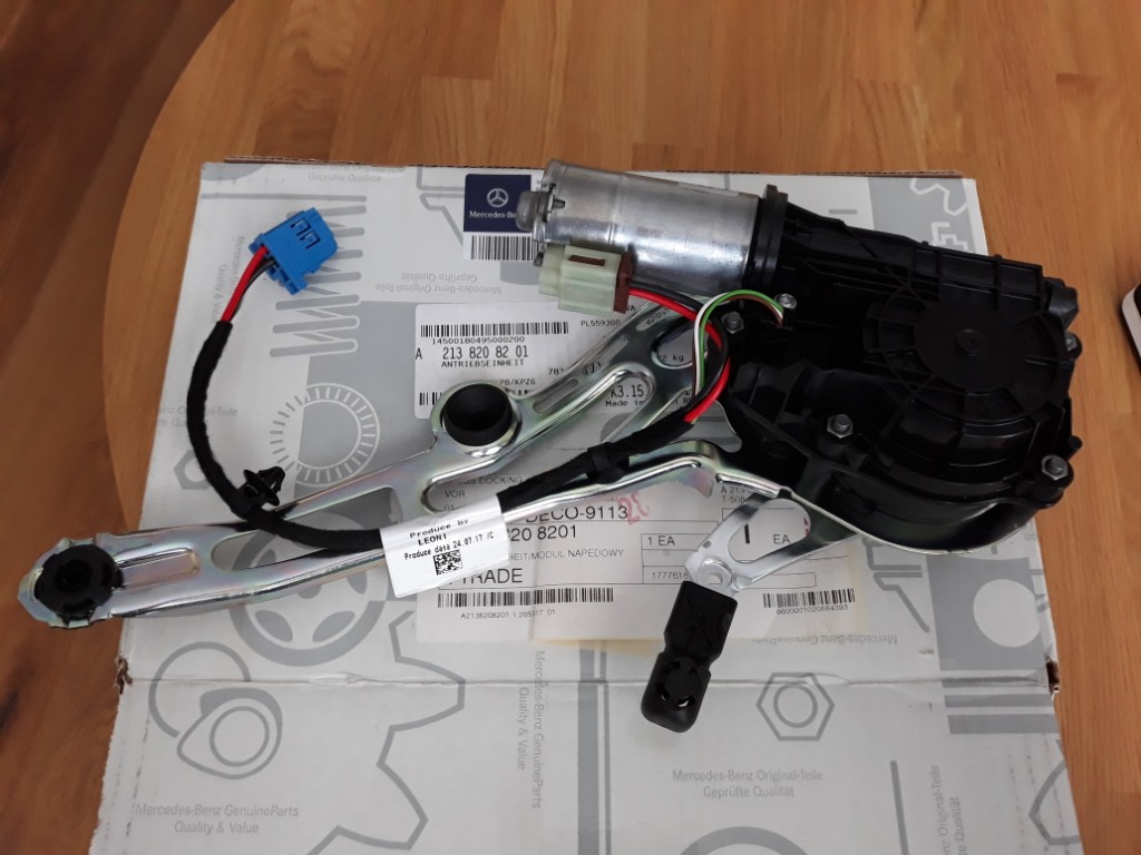 MERCEDES W222 W213 napęd klapy tył A2138208201 - 7613949293 - oficjalne ...