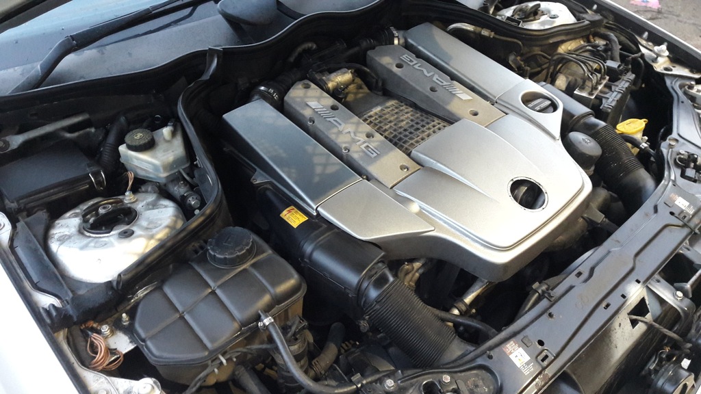 SILNIK MERCEDES W203 AMG C32 KOMPRESSOR KPL M112 - 7315031909 ...