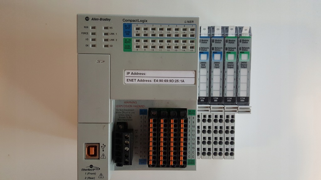 Allen Bradley CompactLogix 1769-L16ER-BB1B + I/O - 7641385816 ...