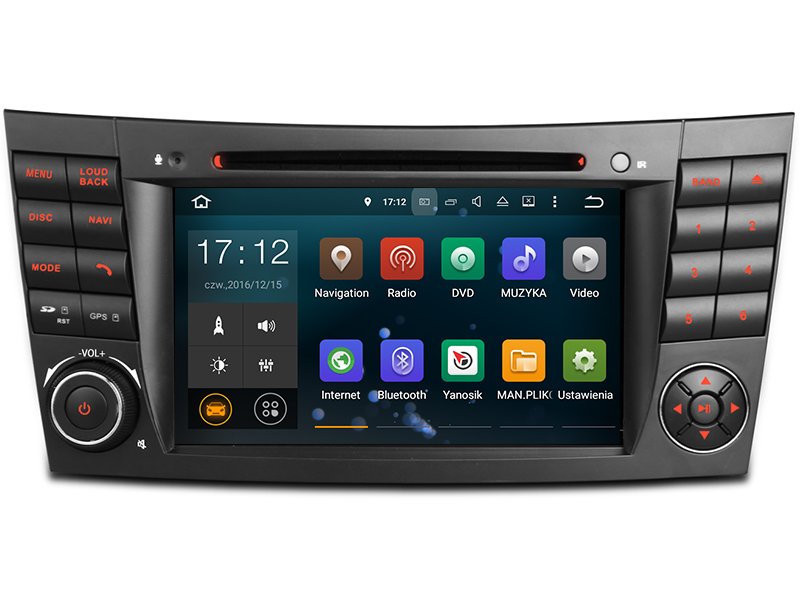 NAWIGACJA DVD RADIO ANDROID MERCEDES W211 W219 CLS - 6930960056 ...
