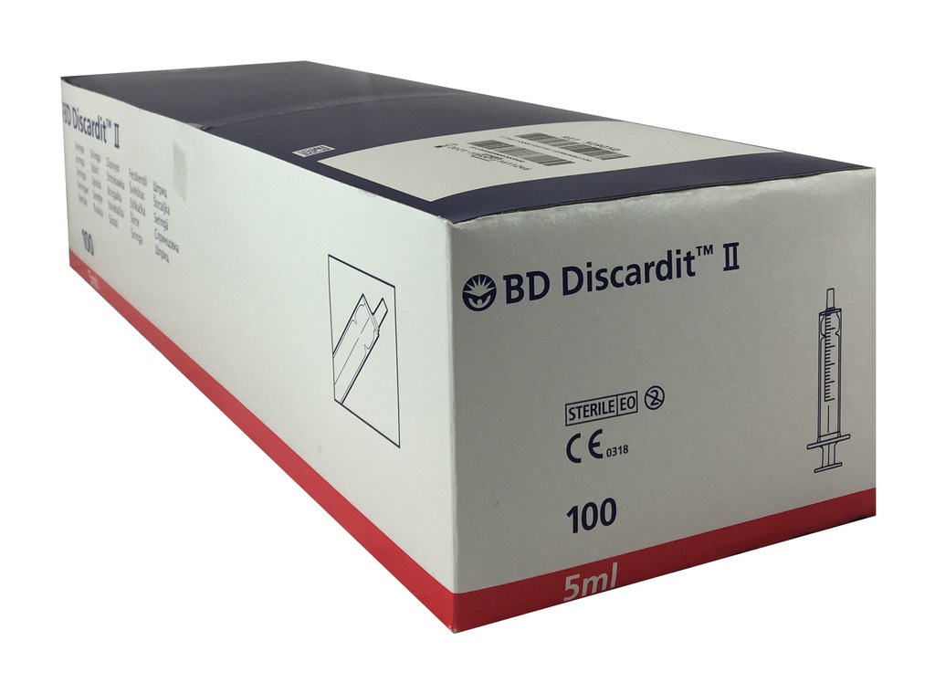 STRZYKAWKI BECTON DICKINSON BD 5ml - 5 szt - 7351620652 - oficjalne archiwum Allegro