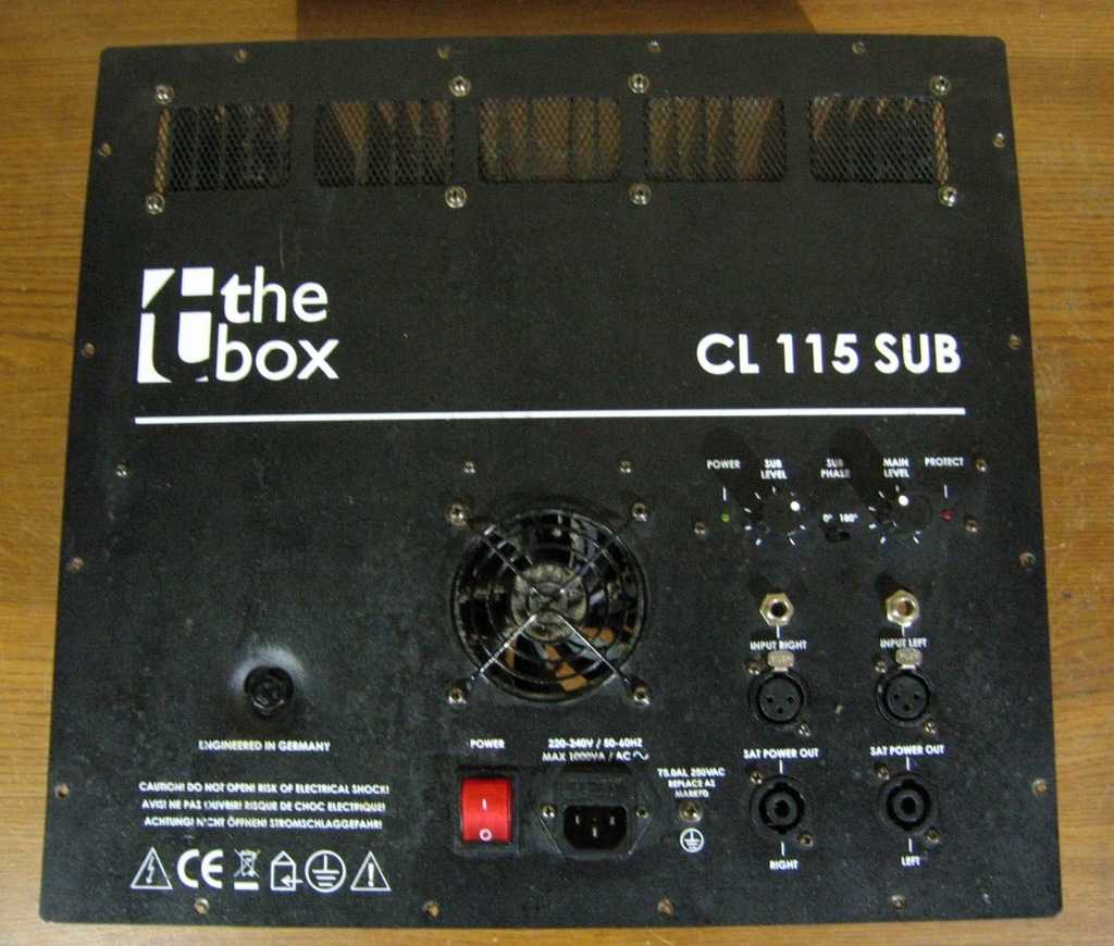 THE BOX CL 115SUB POTĘŻNY WZMACNIACZ SUBWOFERA - 7667127723 - oficjalne ...