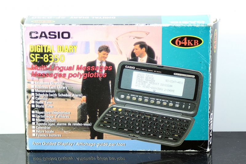 ORGANIZER NOTATNIK ELEKTRONICZNY CASIO SF 8350 - 7238701756 - oficjalne ...