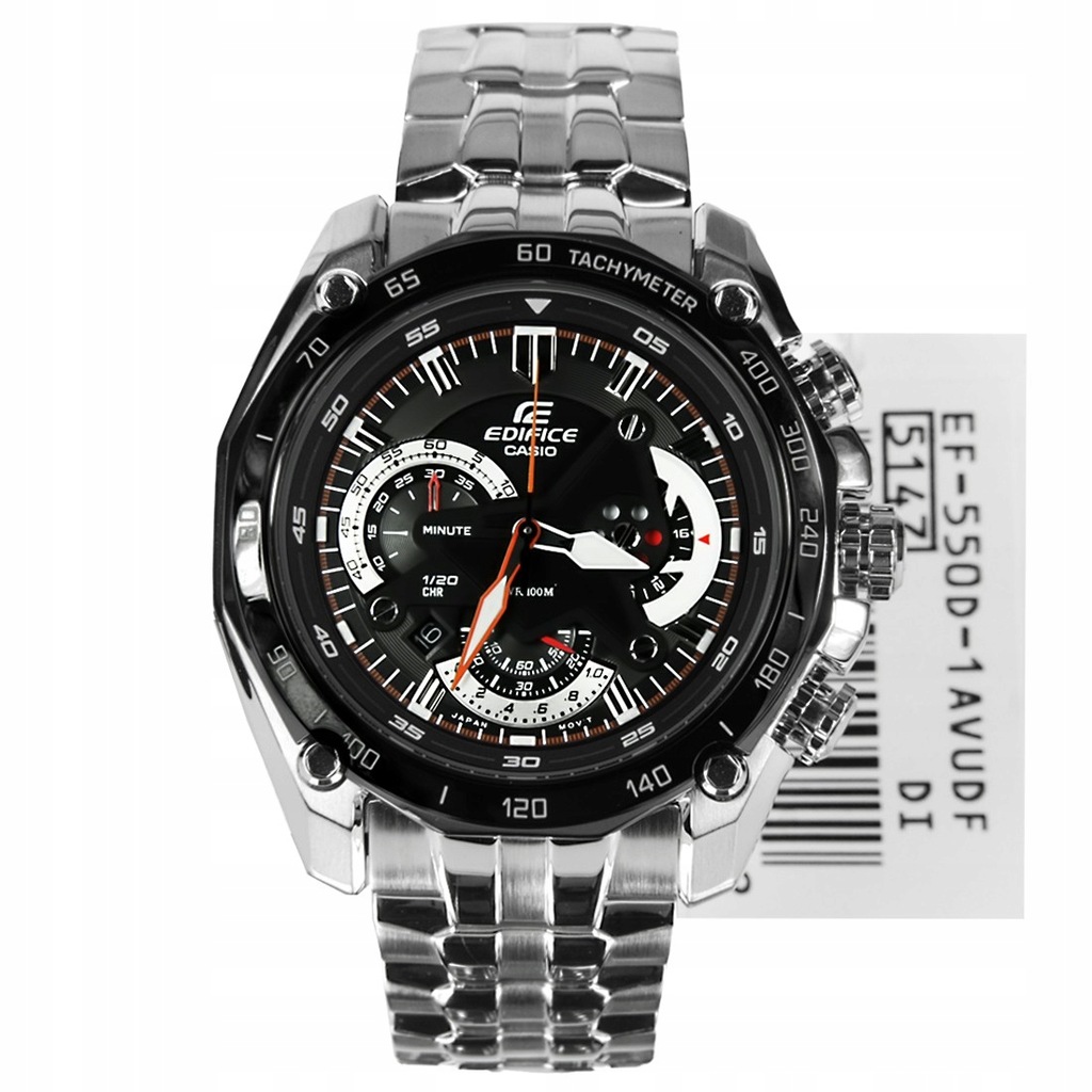CASIO EDIFICE EF-550D 1AV HIT!!! dostawa 24h PL - 7552037596 ...