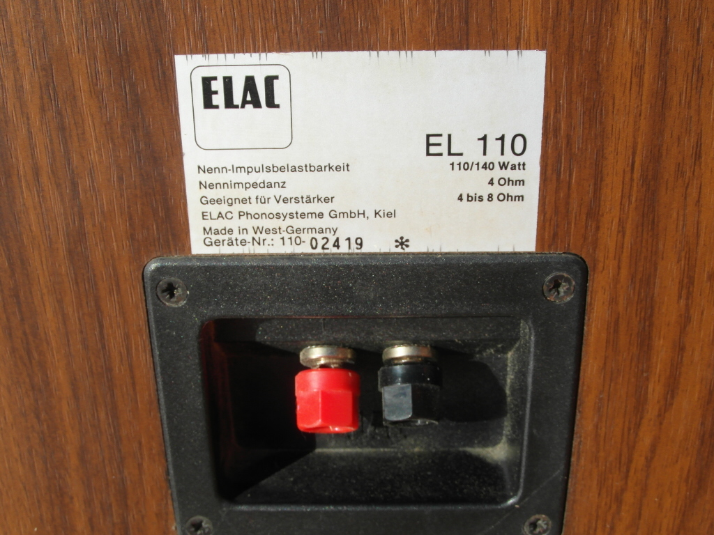 ELAC EL 110 POTĘGA CENIONY MODEL PIĘKNE OKAZJA 1Z - 7400432781 ...